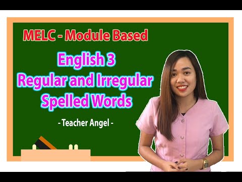 Grade 3 Regular and Irregular Spelled Words