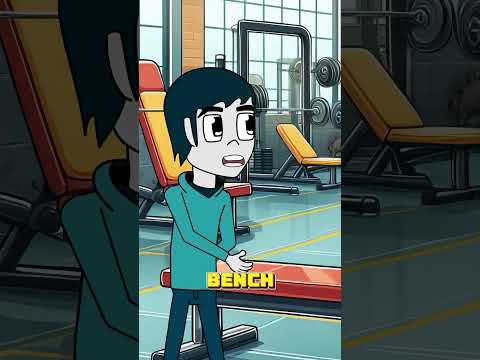 Strange gym equipment (cartoon animation)