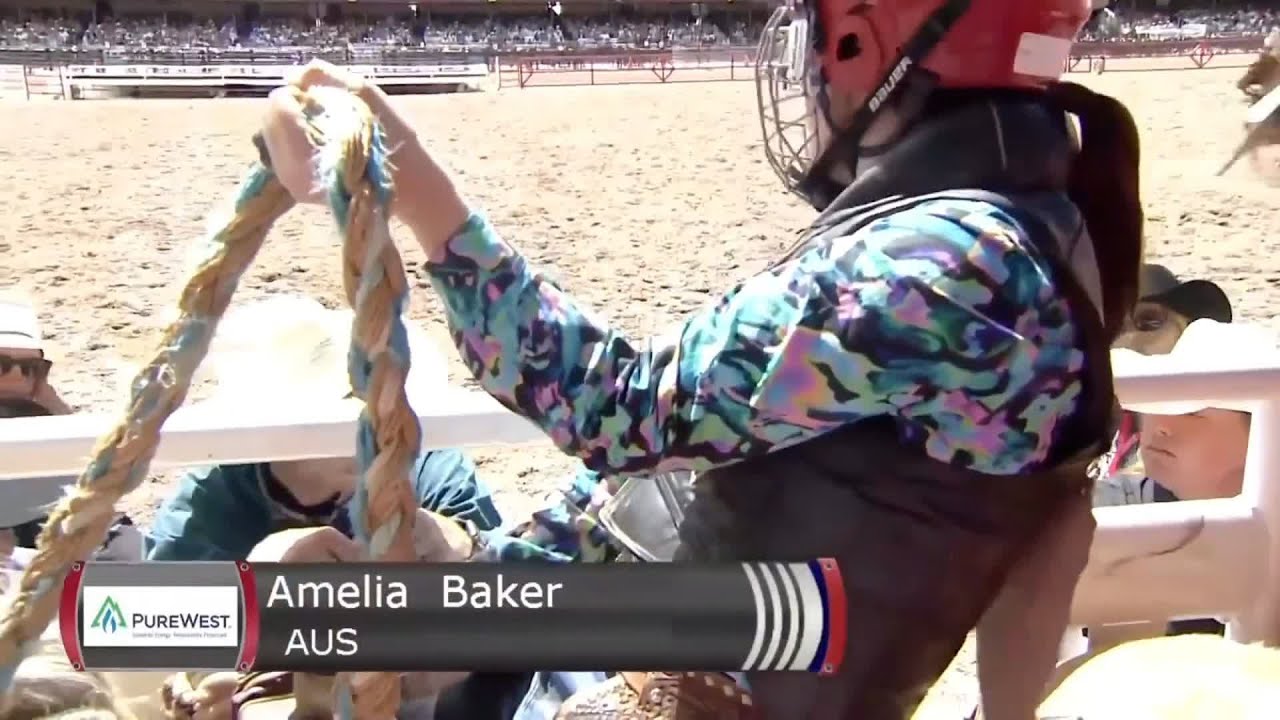 Amelia Baker | Team Australia | 2025 Cheyenne Frontier Days Women's Bronc Riding