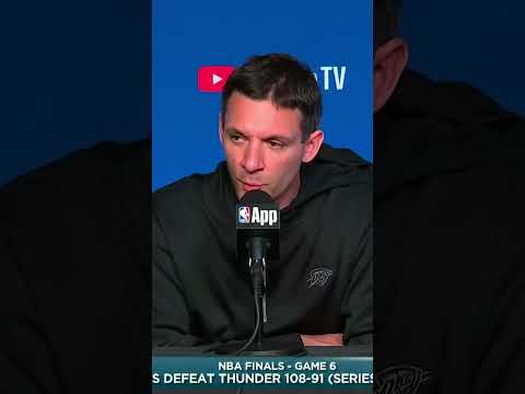 Thunder Coach Mark Daigneault speaks following OKC's Game 6 loss to Pacers