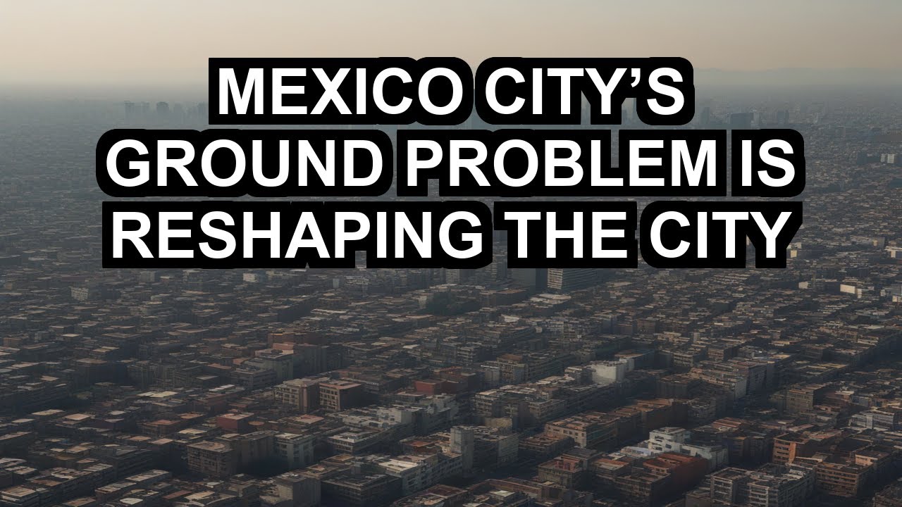 Mexico City’s Ground Problem Is Reshaping the City From Below