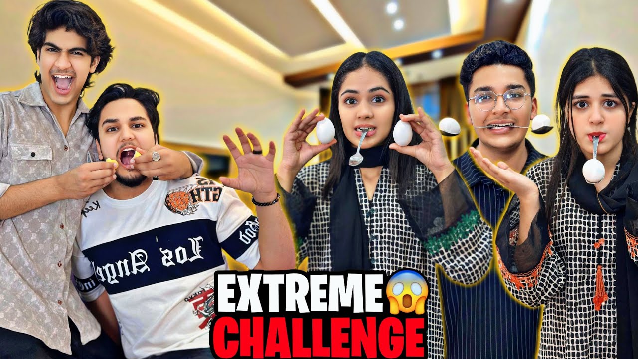 SPOON EGG CHALLENGE MOST FUNNY CHALLENGE // KON JEETA KON HARA // MASTIYA ON TOP