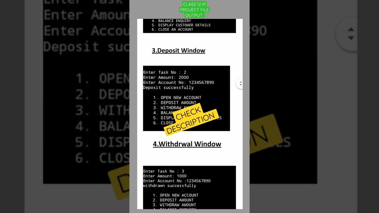 CLASS 12 IP PROJECT FILE OUTPUTS TERM 2 | 2021-22 | Informatics Practices