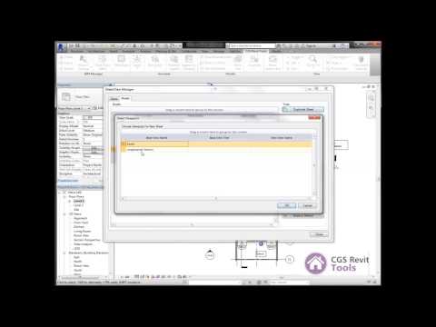 CGS Plus Revit Tools - Sheet manager