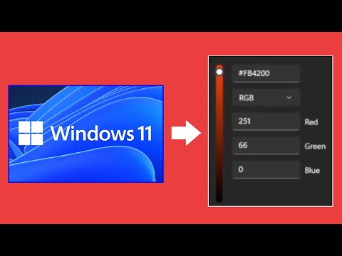 How to Grab Hex or RGB Color Codes for Images in Windows - No Additional Software Needed!