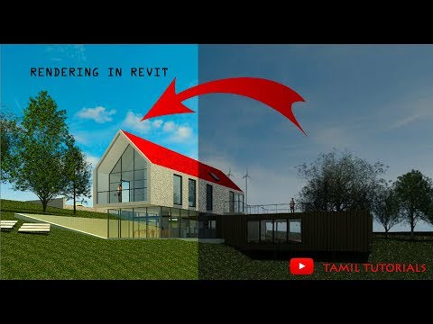 Revit Architecture in tamil - Rendering New Video Lecture - Design Softwares