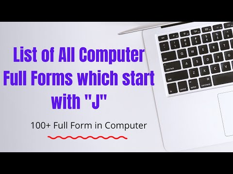All list of full form in Computer starting with "J" | Computer Full Form | Techmoodly