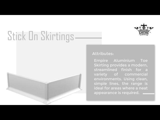 ALUMINIUM SKIRTING PROFILES - Aluminium Screw Skirting Profile ...