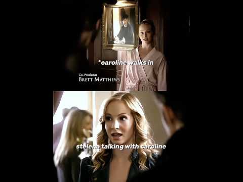 stefan checking out caroline when they are just friends 😘