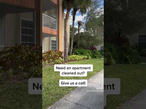 Need an apartment cleaned out in West Palm Beach, Florida 33417?