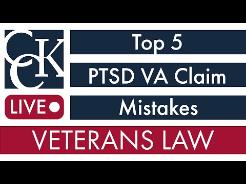 Top 5 PTSD VA Claim Mistakes: VA PTSD Rating