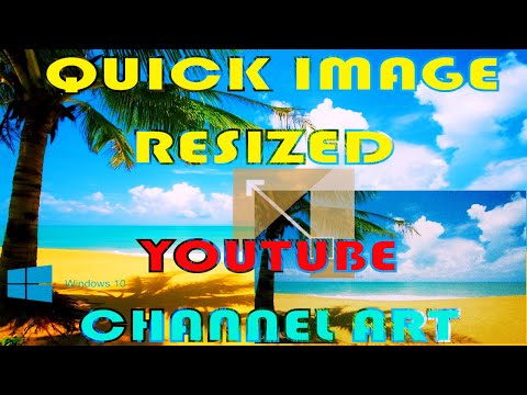 Fix Channel Art Image(Youtube) Resize to Required Pixels - Quick Image Resized
