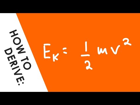 How to Derive Kinetic Energy Quickly - A Level Physics