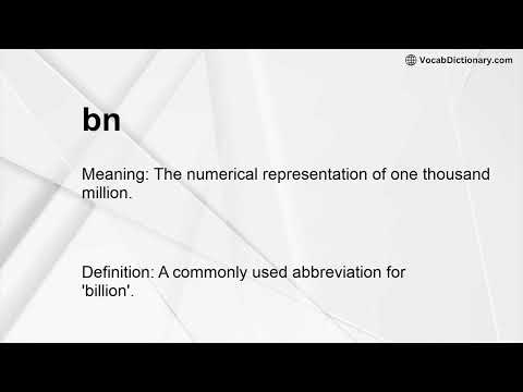 bn Meaning