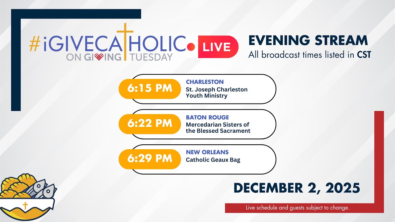 #iGiveCatholic 2025 Evening Livestream (6PM CST)