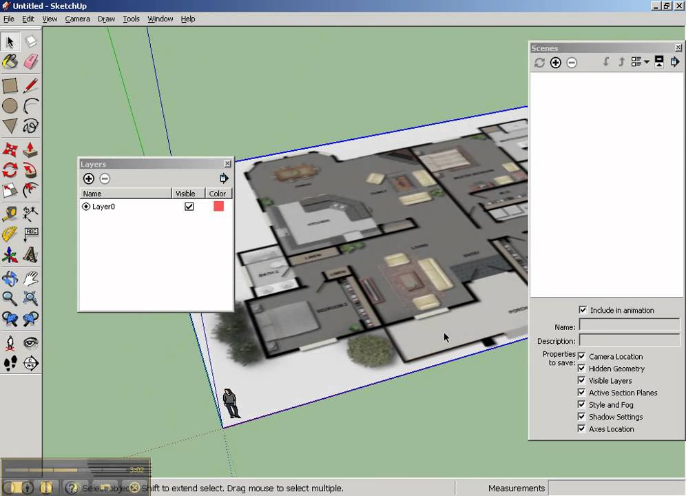 SketchUp-Floorplan,part1,setup.mp4