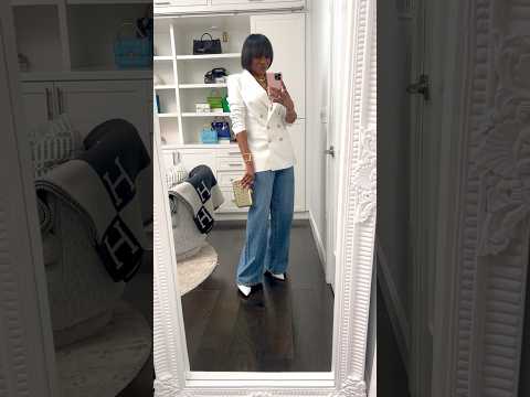 Elevate you denim with white and gold! Shop on the LTK app https://liketk.it/4zjIK #fashion #ootd