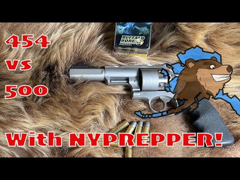 454 Casull vs 500 S&W Part 2: Buffalo Bore Hardcast Penetration