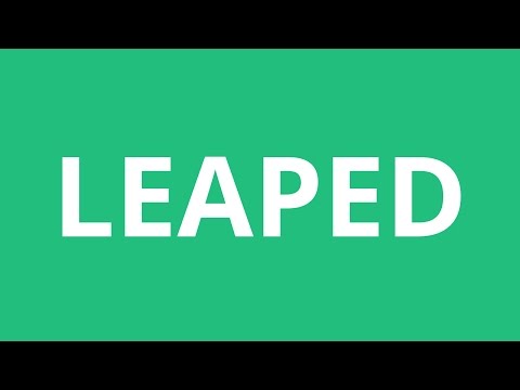 How To Pronounce Leaped - Pronunciation Academy