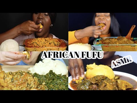 African Fufu ASMR | Compilation 1Hour