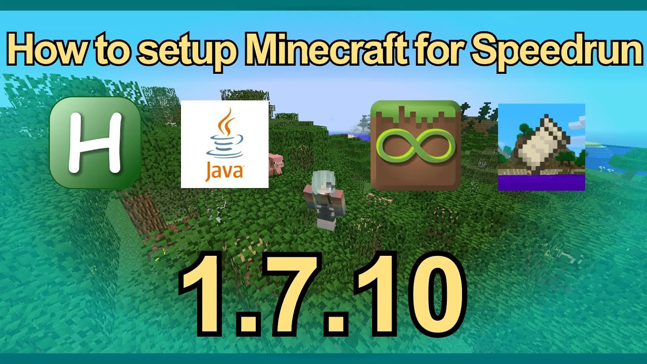 Setup Minecraft Speedrun 1.7.10 [ Tutorial ] ( Single Instance )