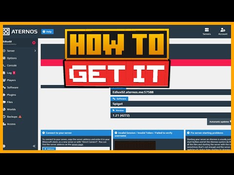 🟨 HOW to give OPS on ATERNOS JAVA servers with GEYSER