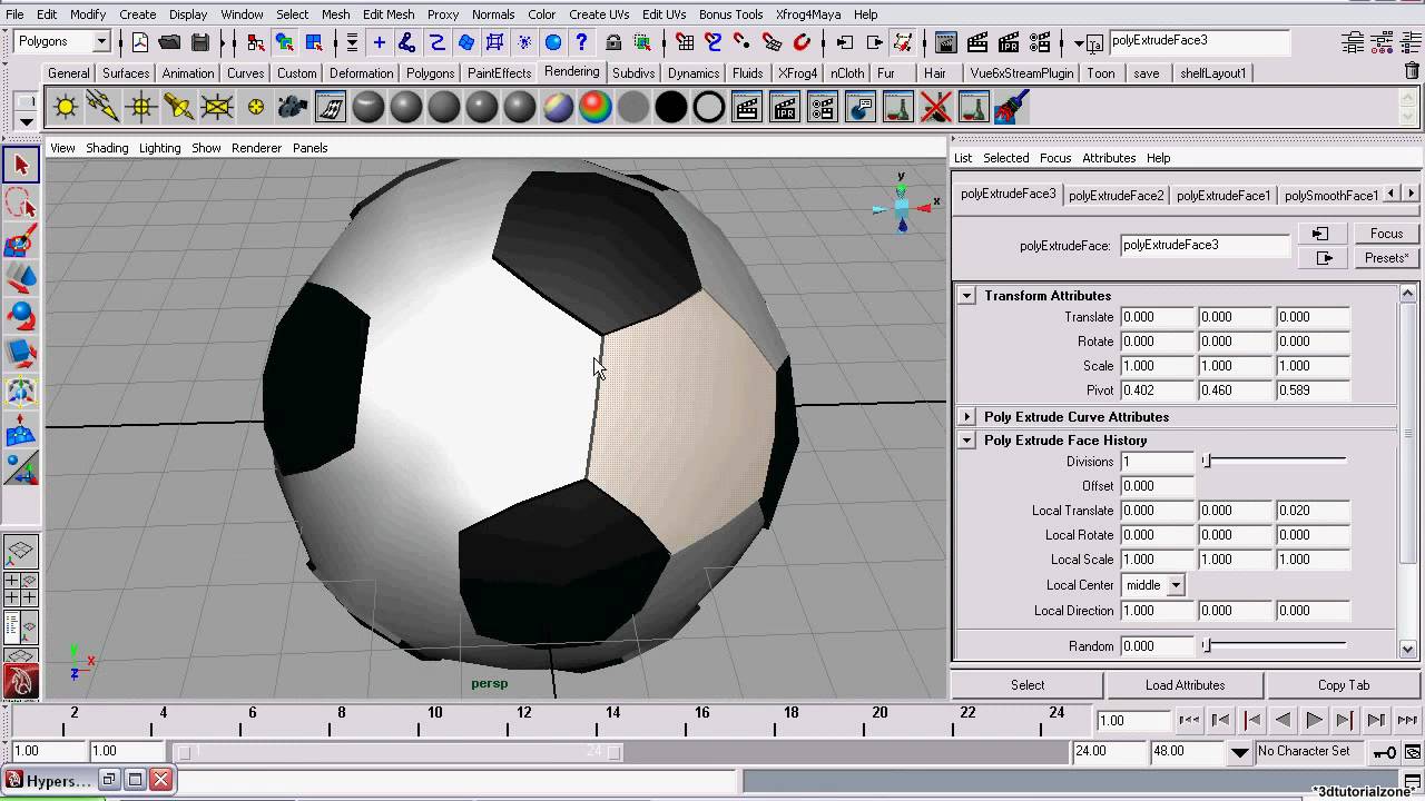 Soccer/Football Ball  Modeling Tutorial
