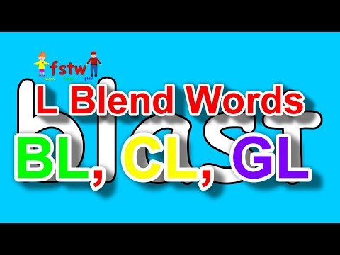 L BLENDING WORDS for Pronunciation/Speech therapy part 1