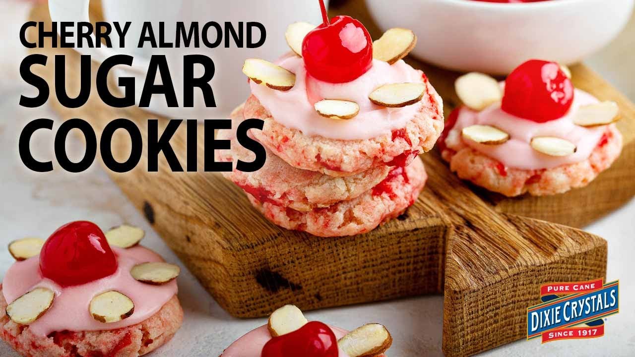 How to Make Cherry Almond Sugar Cookies