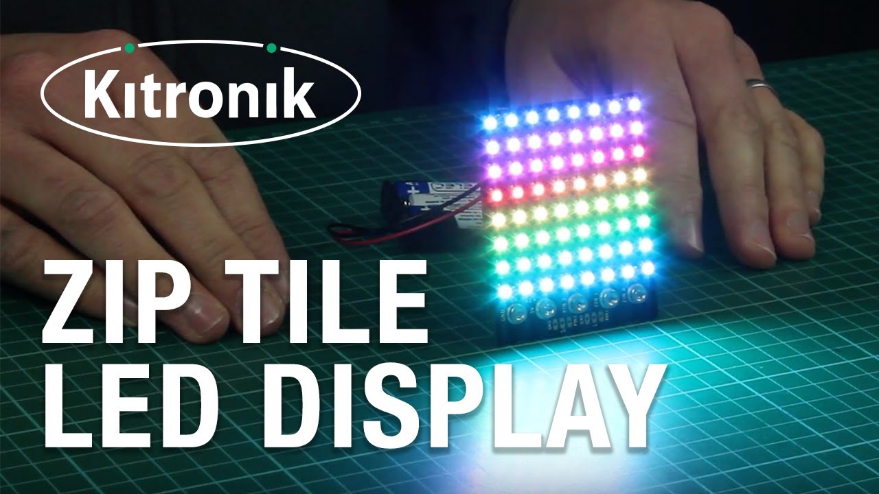 ZIP Tile LED Display for micro:bit by Kitronik