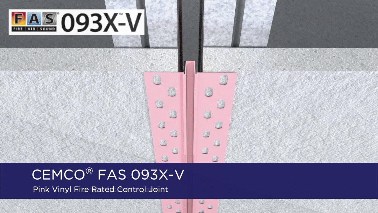 CEMCO 093X FIRE RATED CONTROL JOINT