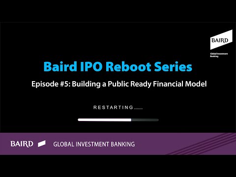 How to Build a Public-Ready Financial Model | IPO Reboot Series #5