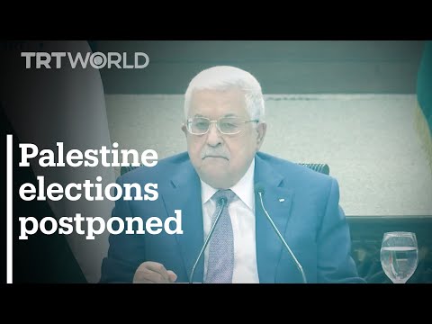 Palestine's President Mahmoud Abbas announces delay of long-awaited elections