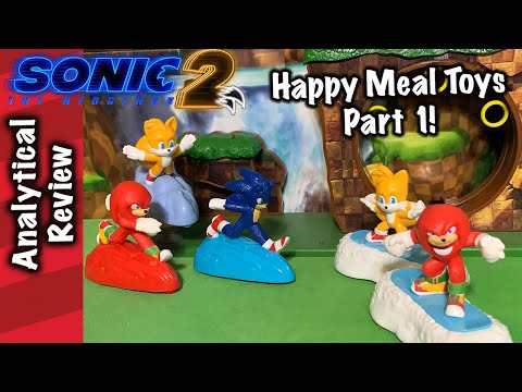 Sonic Movie 2 Happy Meal Toys Part 1