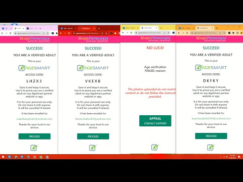 MegaPersonals account create update method 10 October 2023 How to get verified on live agesmart.eu!!