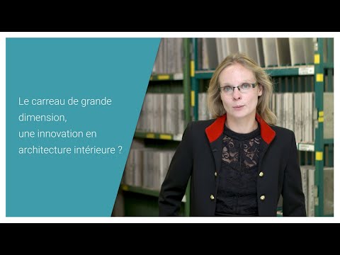 Le carreau de grande dimension, tendance architecturale