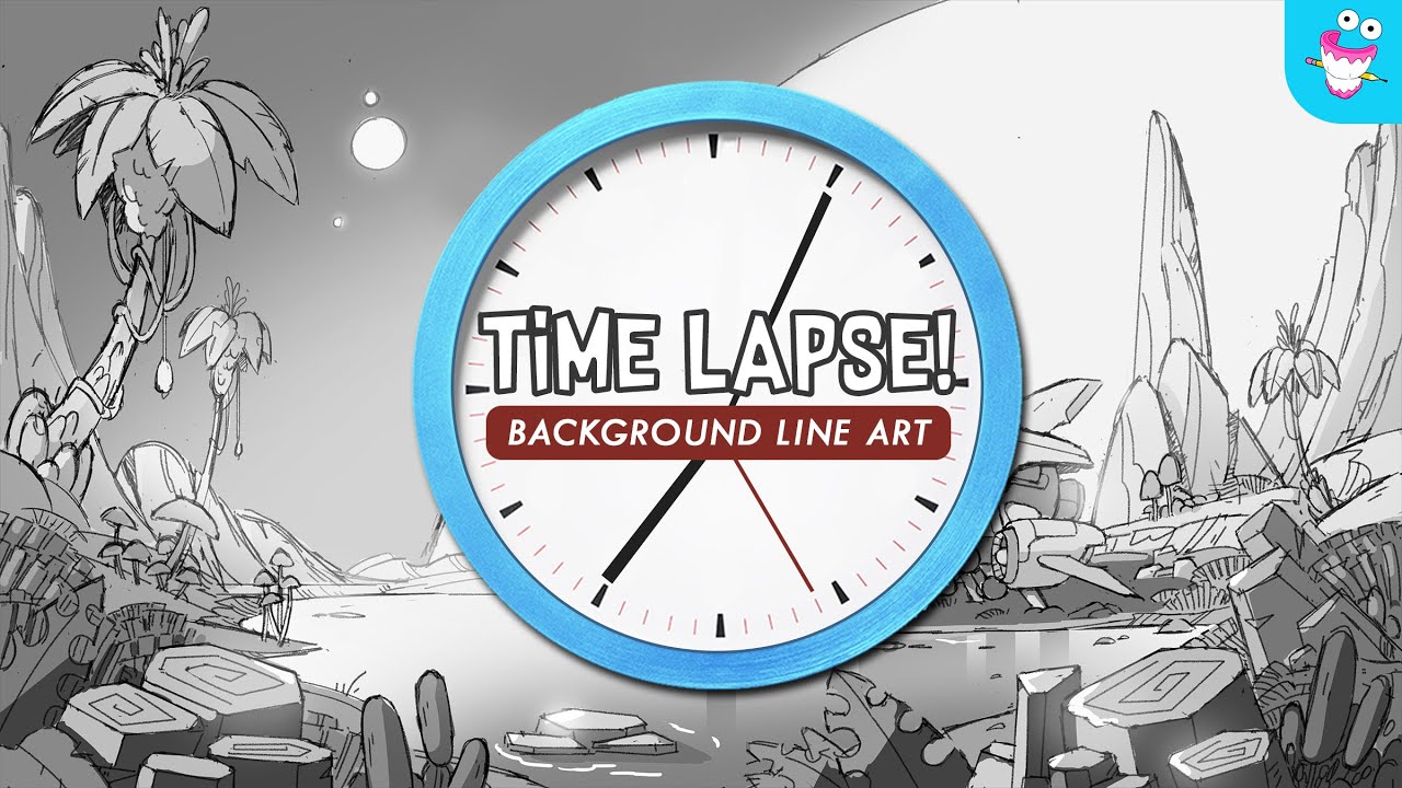 Time Lapse : Background Line Art