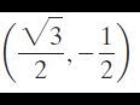 (sqrt(3)/2, -1/2)