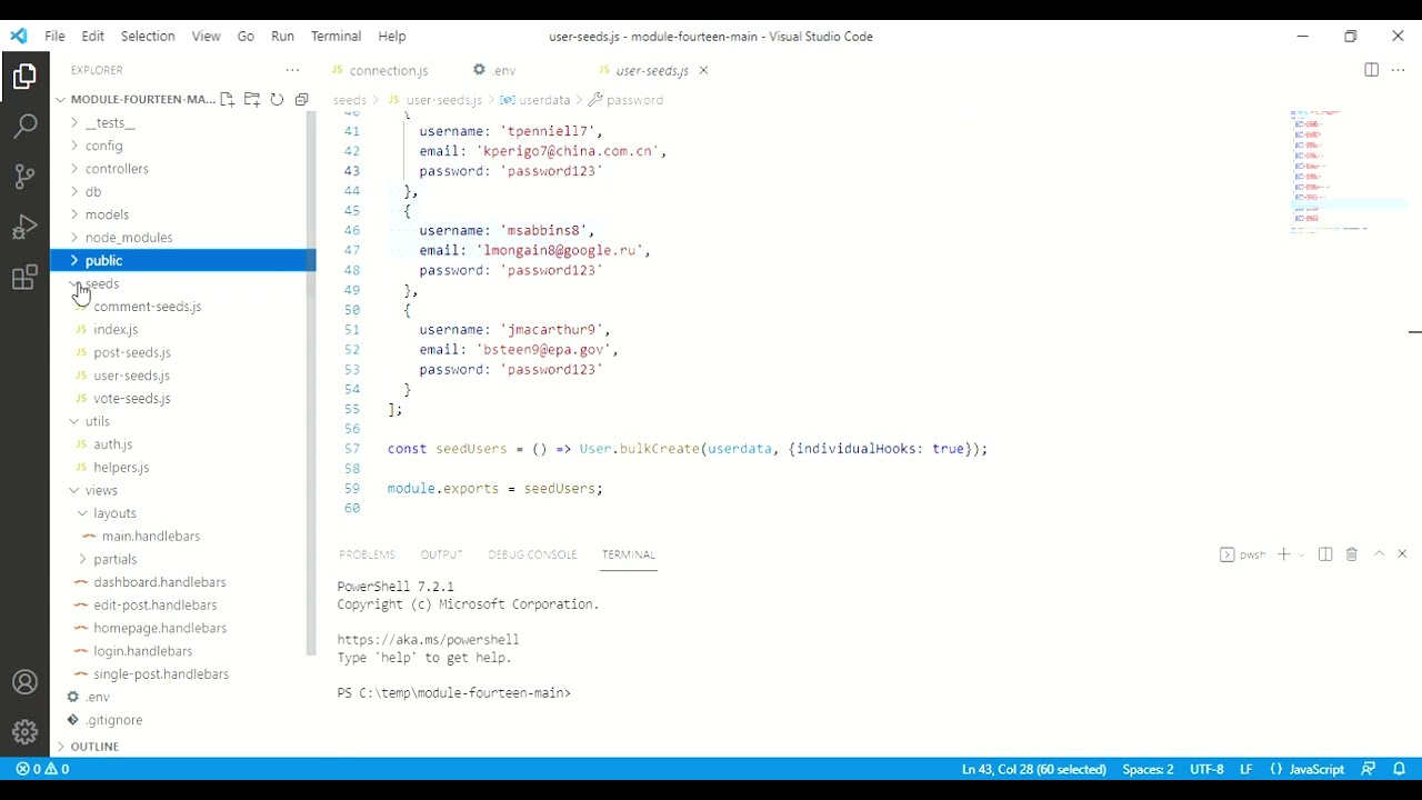 Setting JawsDB env variables to run local