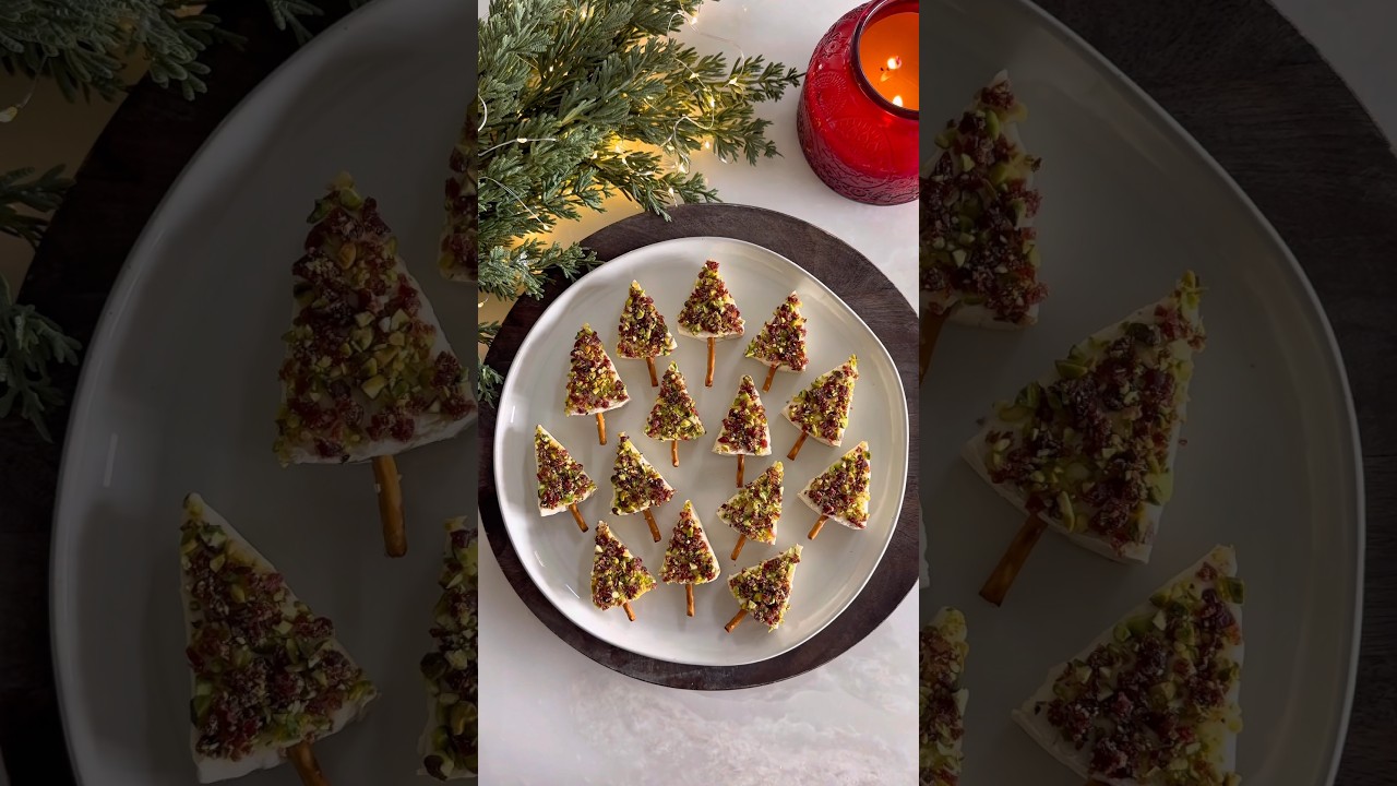 Mini Cheese Christmas Trees