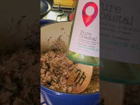 Chicken and mushroom risotto. Easy to make tastes delicious!