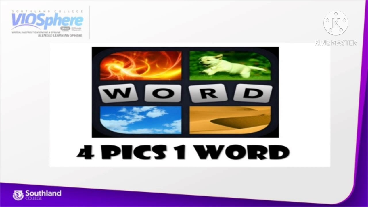 4 PICS,  1 WORD GAME