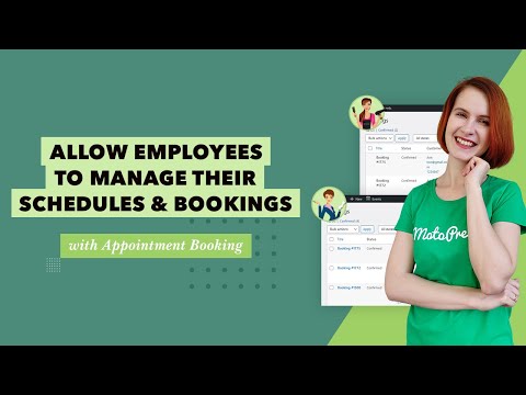 Allow Employees to Manage Their Schedules & Bookings