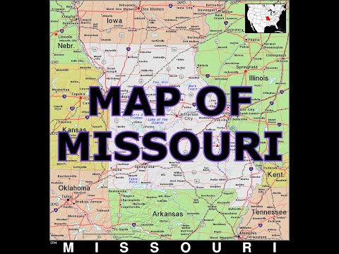 MAP OF MISSOURI