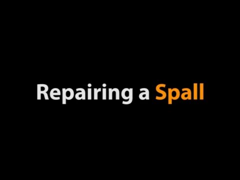 Repair Spall in Concrete | Flash Floor