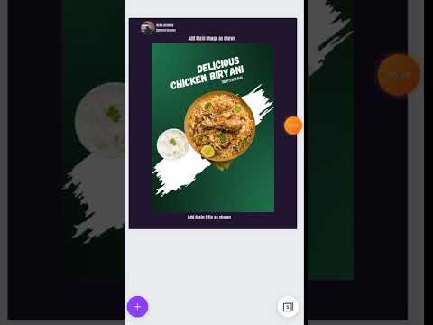 Food Poster Design in canva #graphicdesign #canvatemplates #canvadesign #artdigital