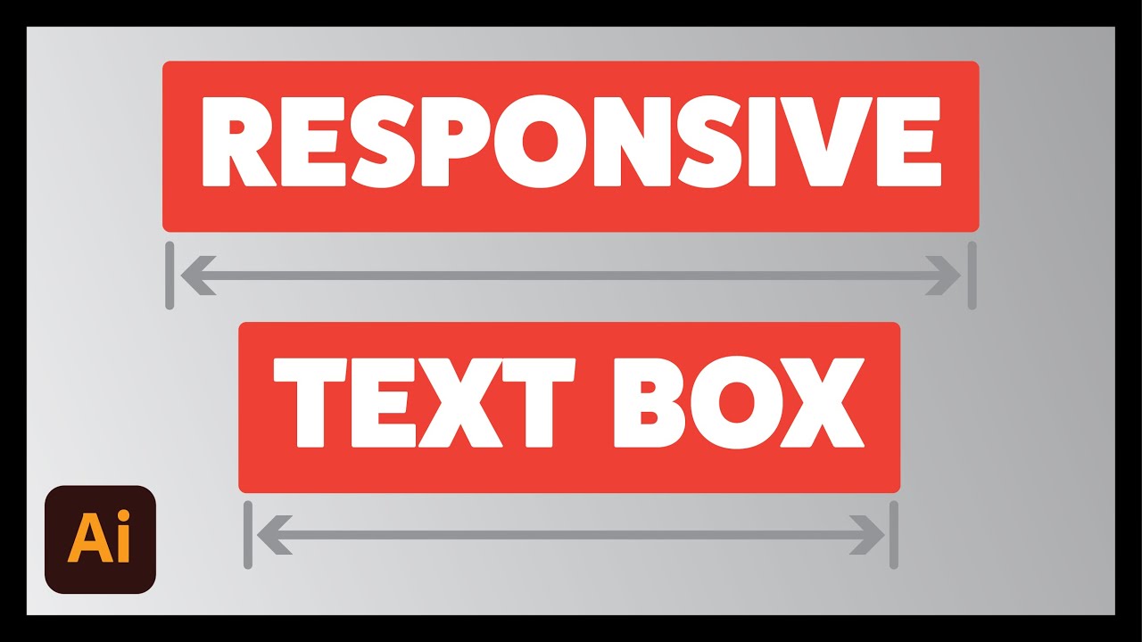 Create a Responsive Text Box in Adobe Illustrator
