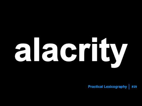 Alacrity Definition