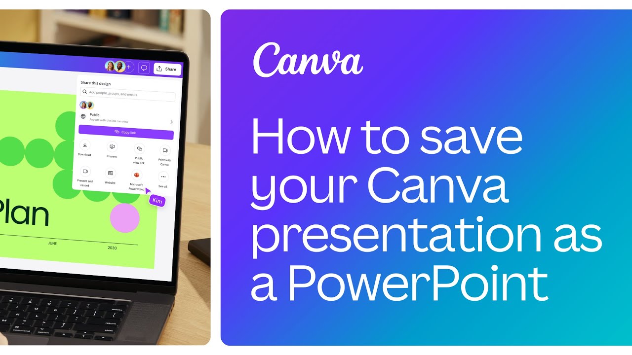 How to save your Canva Presentation as a PowerPoint