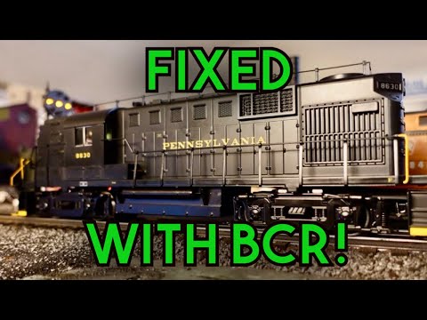 Troubleshooting MTH Locomotives - Battery to BCR Fix